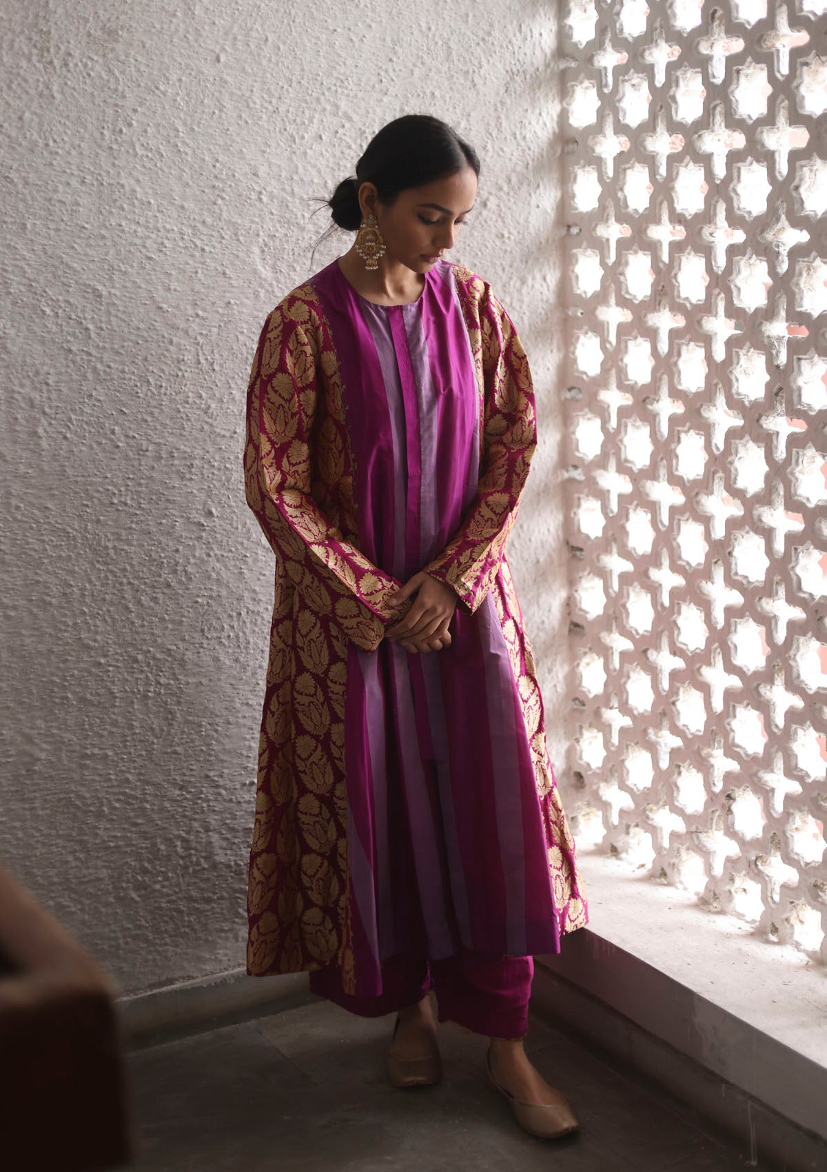 Jamuni Panelled Choga